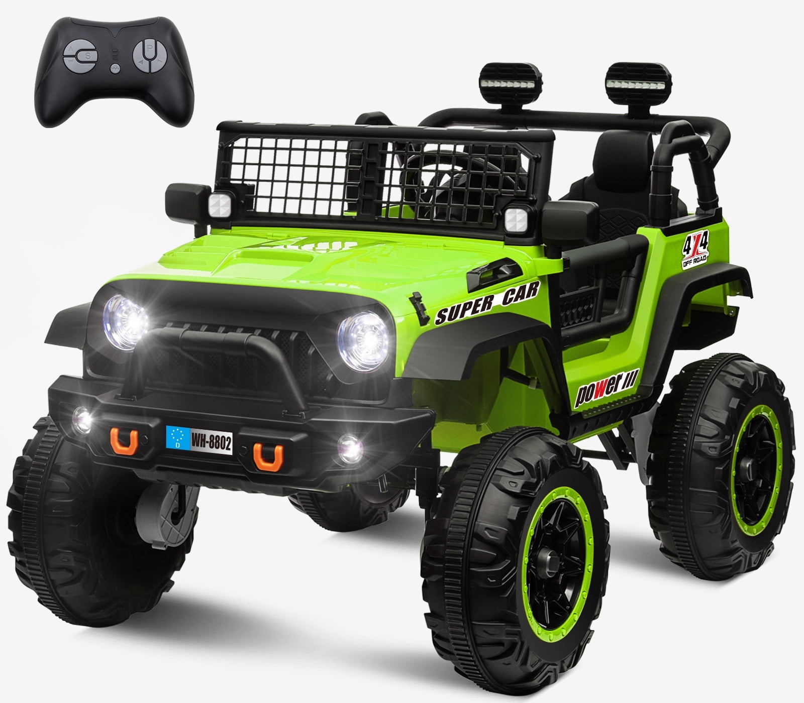 OTTORD 24V Battery 4 Wheel Car,Kids Ride on Electric Car with Remote ...