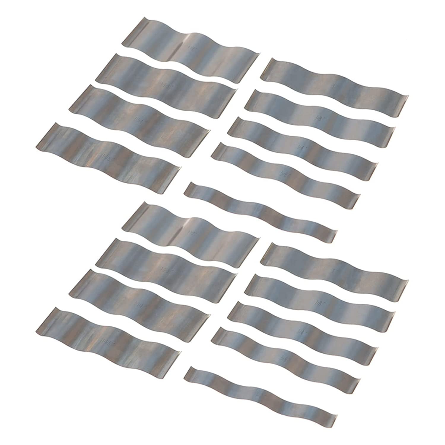 OTTULUR 1/8 Inch Steel Wavy Parallel Set Accuracy 0.0002 Inch for ...