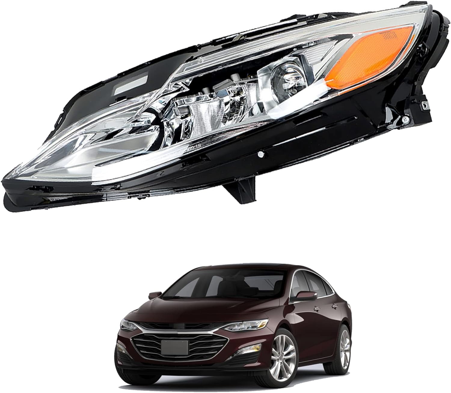 OTTULUR 2-Pack Headlights Assembly LED Headlamps Replacement for 2019 ...