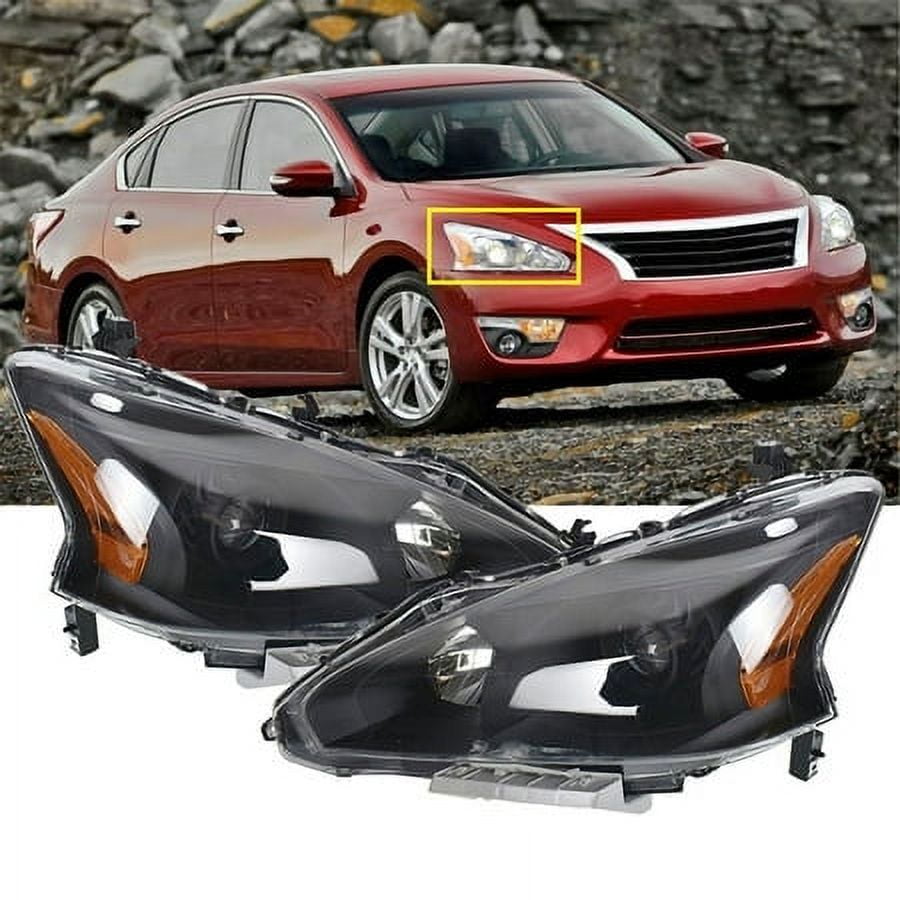 OTTULUR 2 Pcs Headlights Assembly Set Fit for Nissan Altima Sedan 4 ...