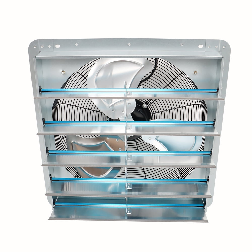 OTTULUR 20" Shutter Exhaust Fan Aluminum Industrial Speed Wall Mount ...