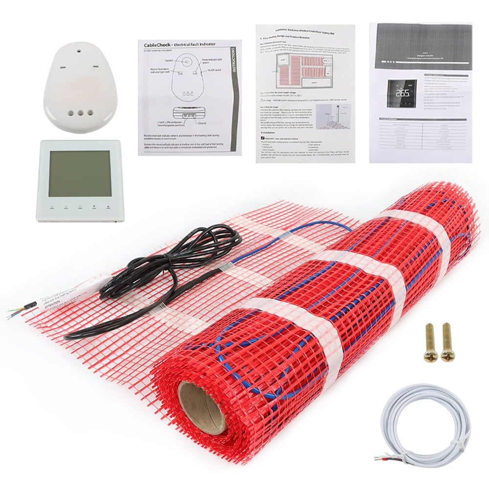 OTTULUR 20 Sqft Electric In-Floor Heated Warm System 120V Floor Heat ...