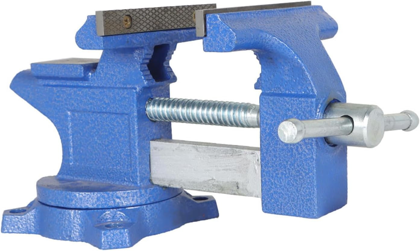 OTTULUR 4-1/2 inch Vise Benchtop Vise Rotary Base Table for Woodworking ...