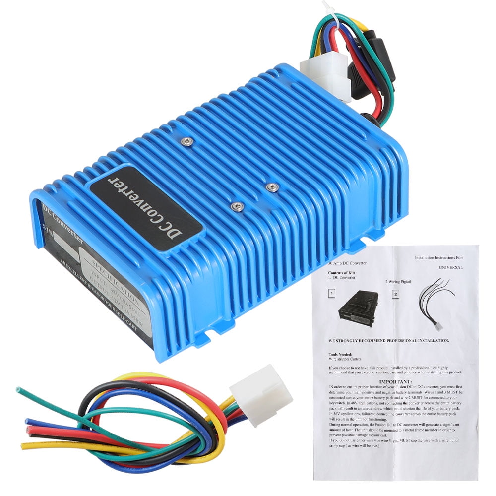 OTTULUR 48 volt to 12 volt reducer Golf Cart 36V/48V to 12 V DC ...