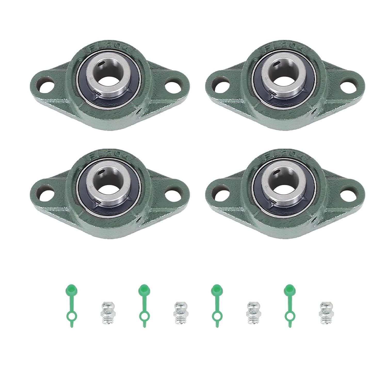 OTTULUR 4PCS UCFL204-12 Pillow Block Bearing 3/4in Bolt 2 Bore - Walmart.com