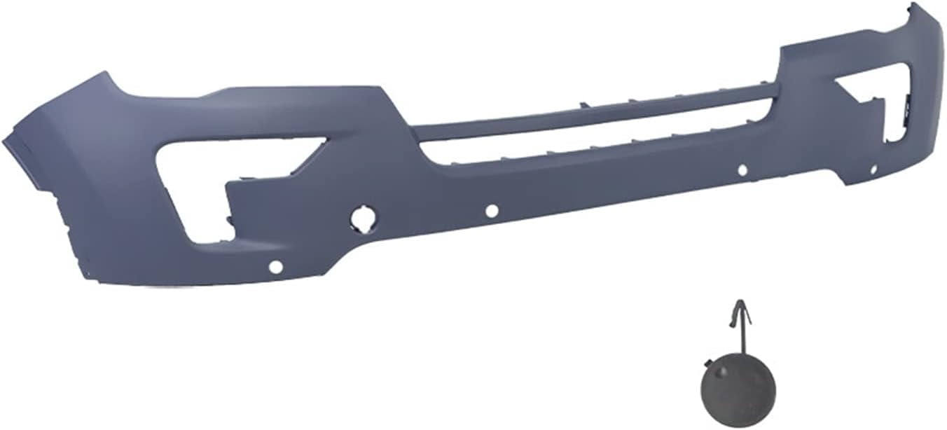 OTTULUR Primed Front Bumper Cover with Radar Hole for 2018-2019 Ford ...