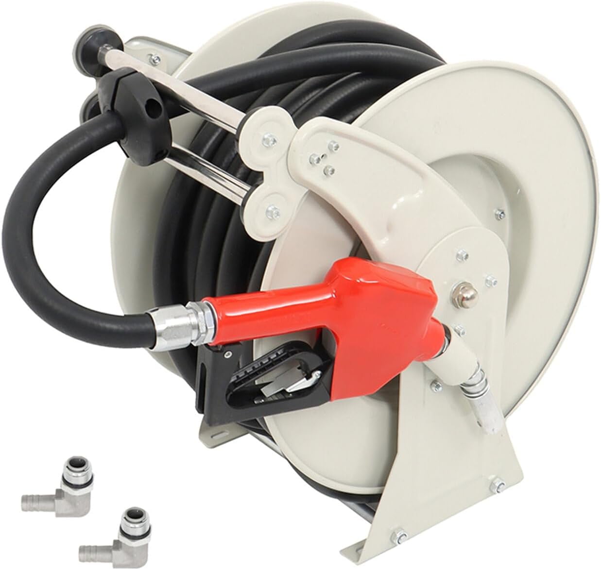 OTTULUR Fuel Dispenser Hose Reel 3/4in x 50FT Automatic Fuel Hose Reel ...