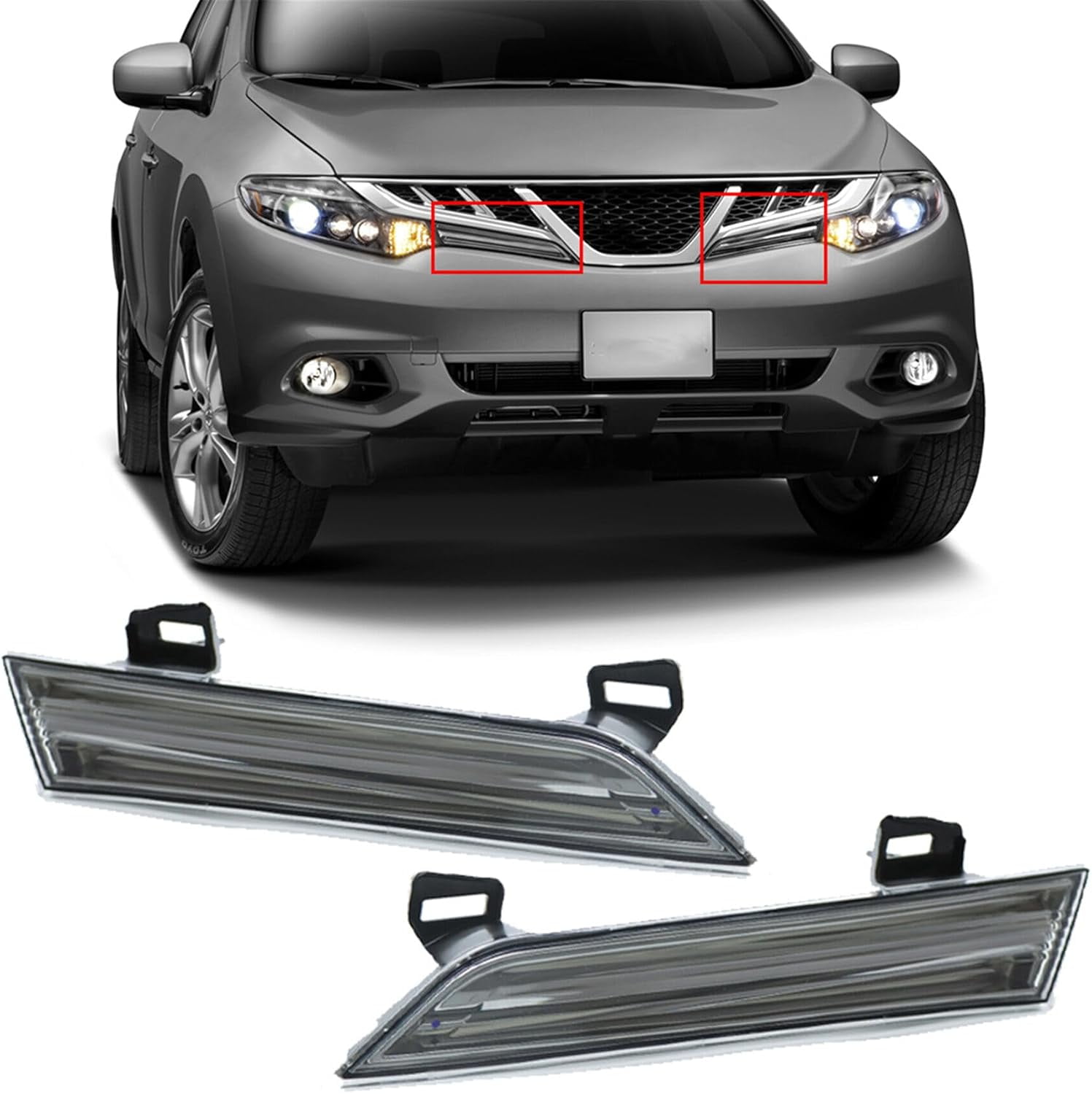 OTTULUR Headlight Reflector Panels Replacement for Nissan Murano 2009 ...