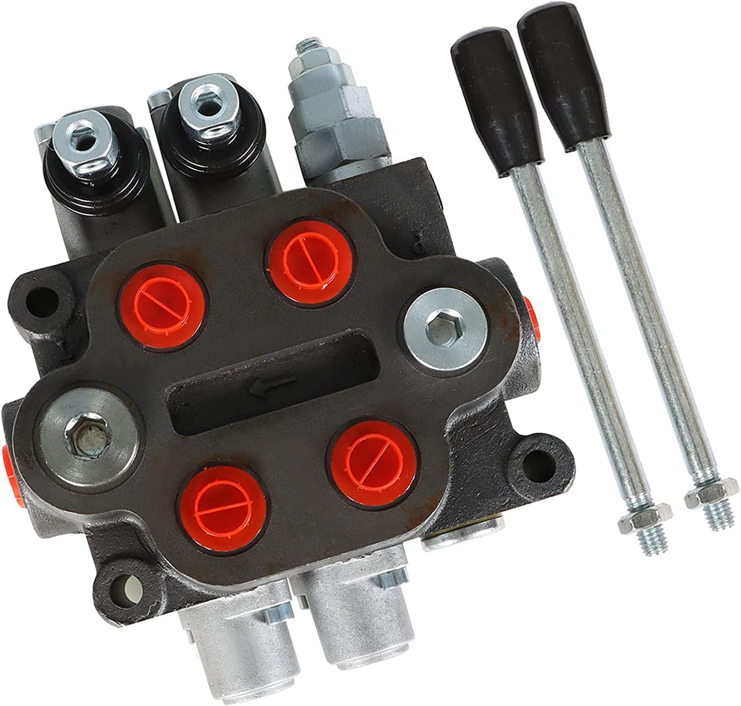 OTTULUR Hydraulic Directional Control Valve 2 Spool 25 GPM 3000 PSI ...
