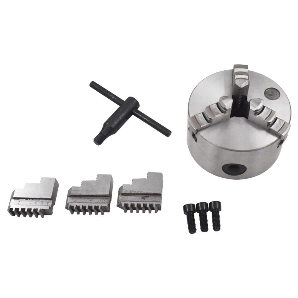 OTTULUR K11-100 3-Jaw 4" Self Centering Lathe Chuck For CNC Drilling ...