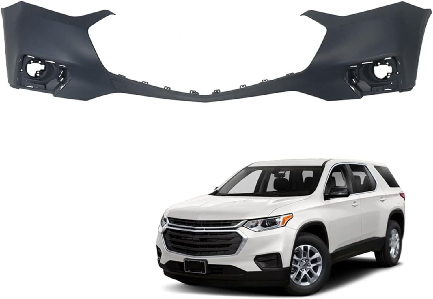 OTTULUR Plastic Front Bumper Cover Replacement for 2018 2019 2020 2021 ...