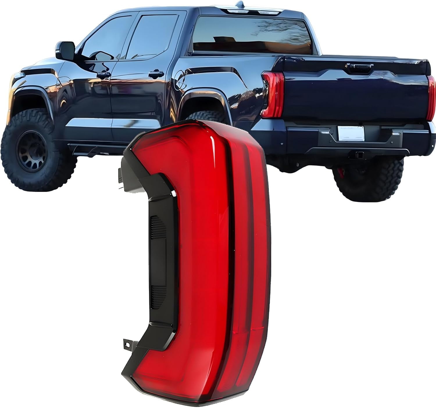 OTTULUR Rear Brake Tail Light Assembly Non Sequential Replacement for ...