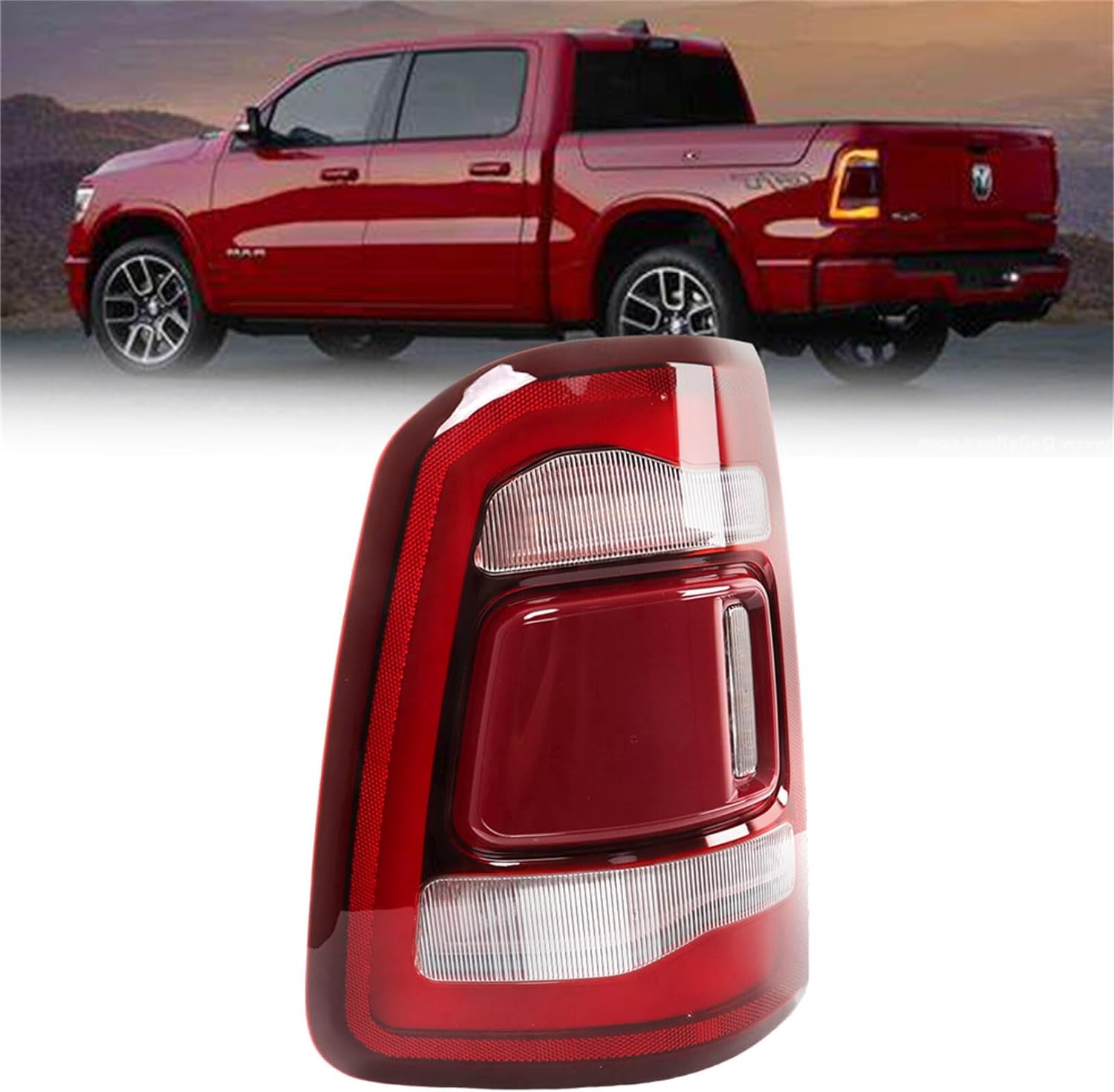 OTTULUR Tail Lights Red Lens Rear Reverse Light Assembly Replacement ...