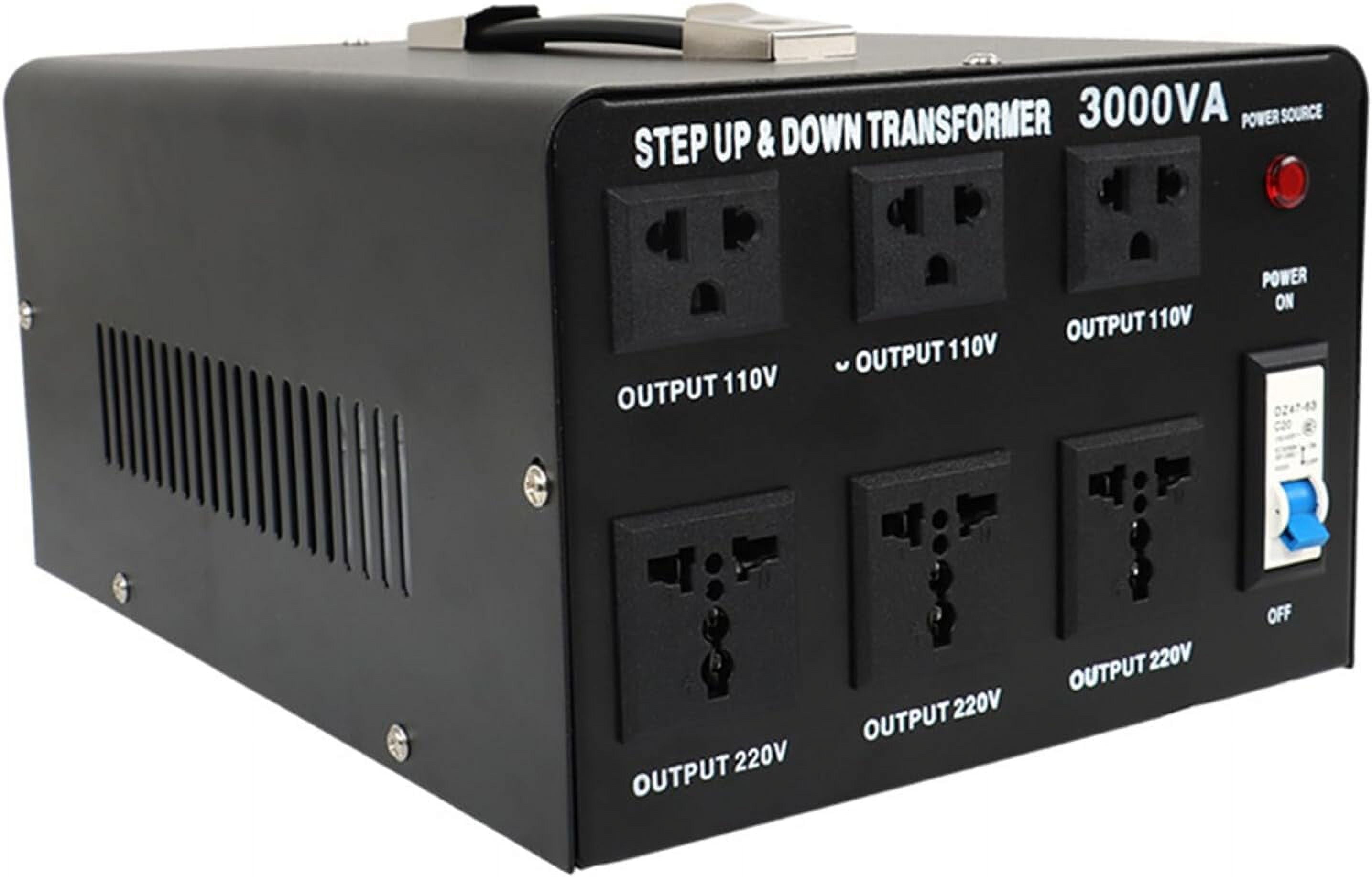 OTTULUR Voltage Converter Transformer 3000 Watt Step-Up/Buck ...