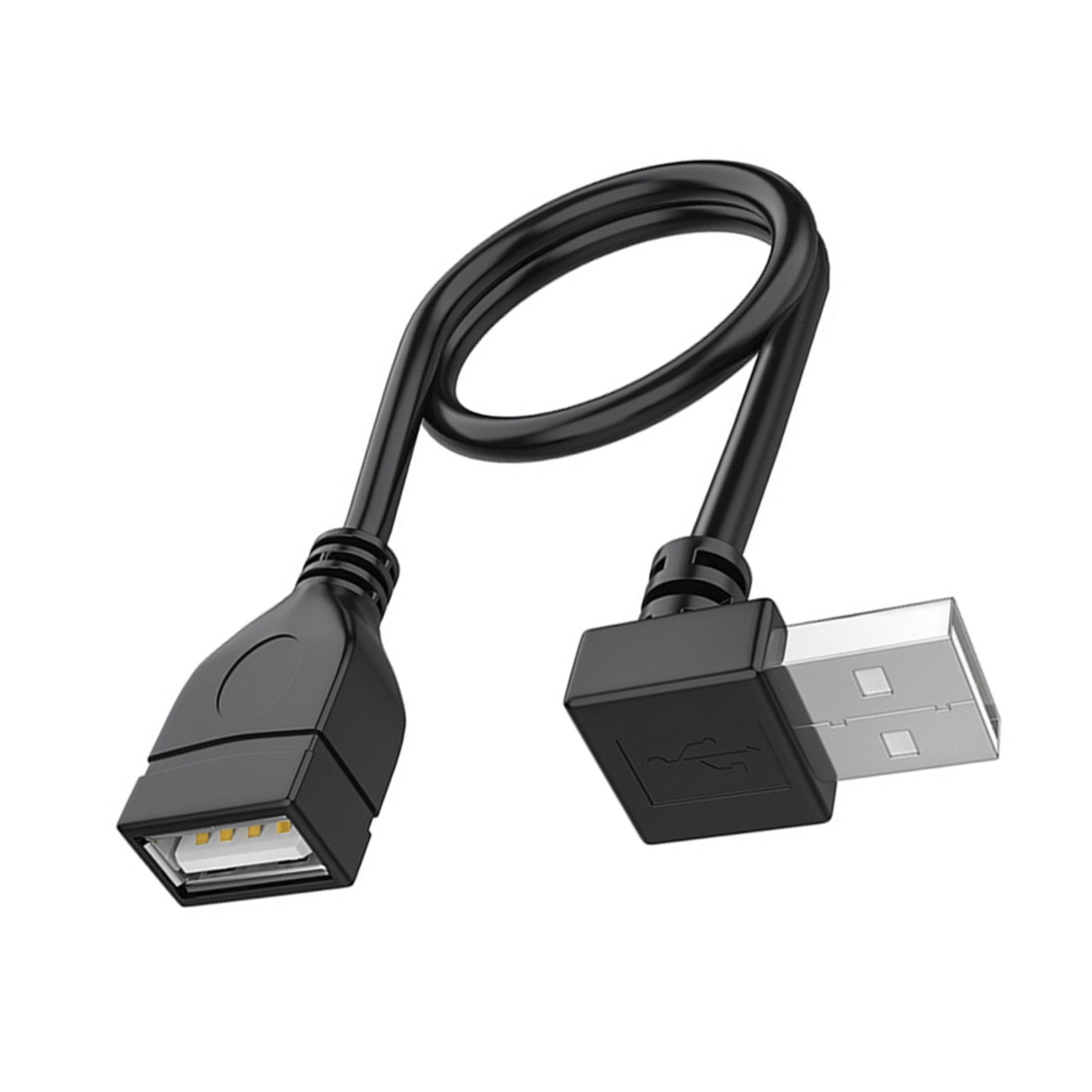 OTUOZN 90 Degree USB 2.0 Extension Cable Male to Female Short Cable for ...