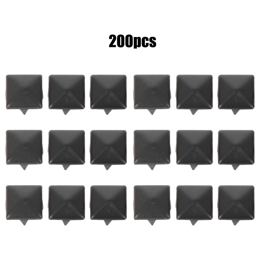 OTVIAP 200pcs Rivets, 9mm Spike Studs Metal Punk Spikes Spots Metal ...