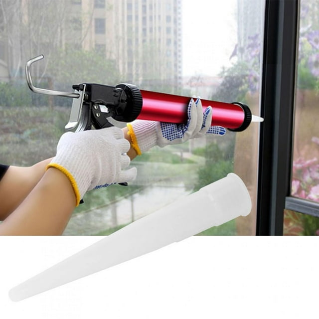 OTVIAP 30pcs Caulk Nozzles Plastic Glass Glue Nozzles Sealant Silicone ...