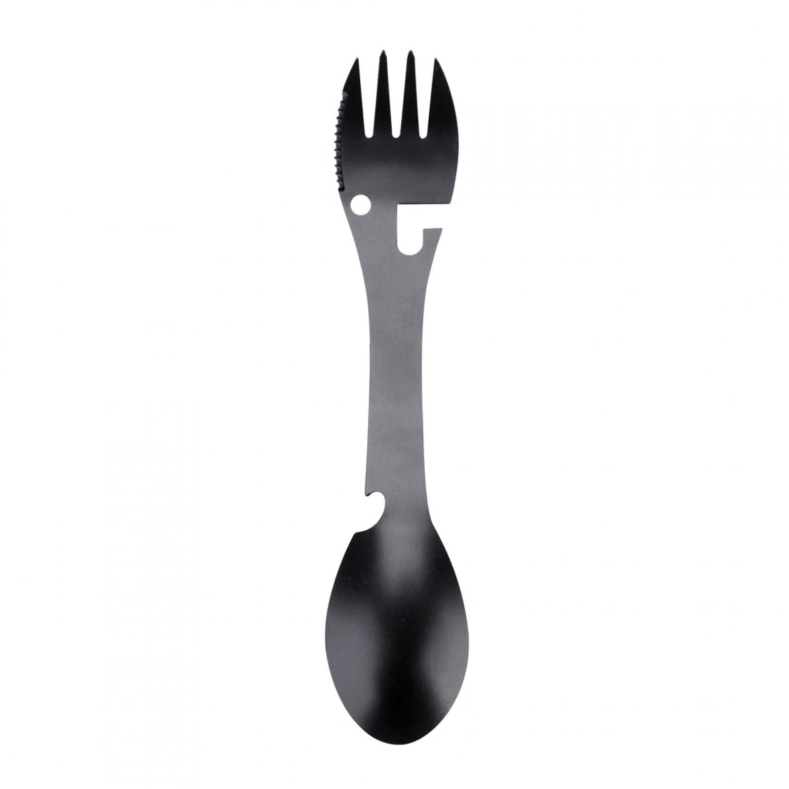 OTVIAP 5 in 1 Portable Multifunction Spoon Fork Bottle Can Opener ...