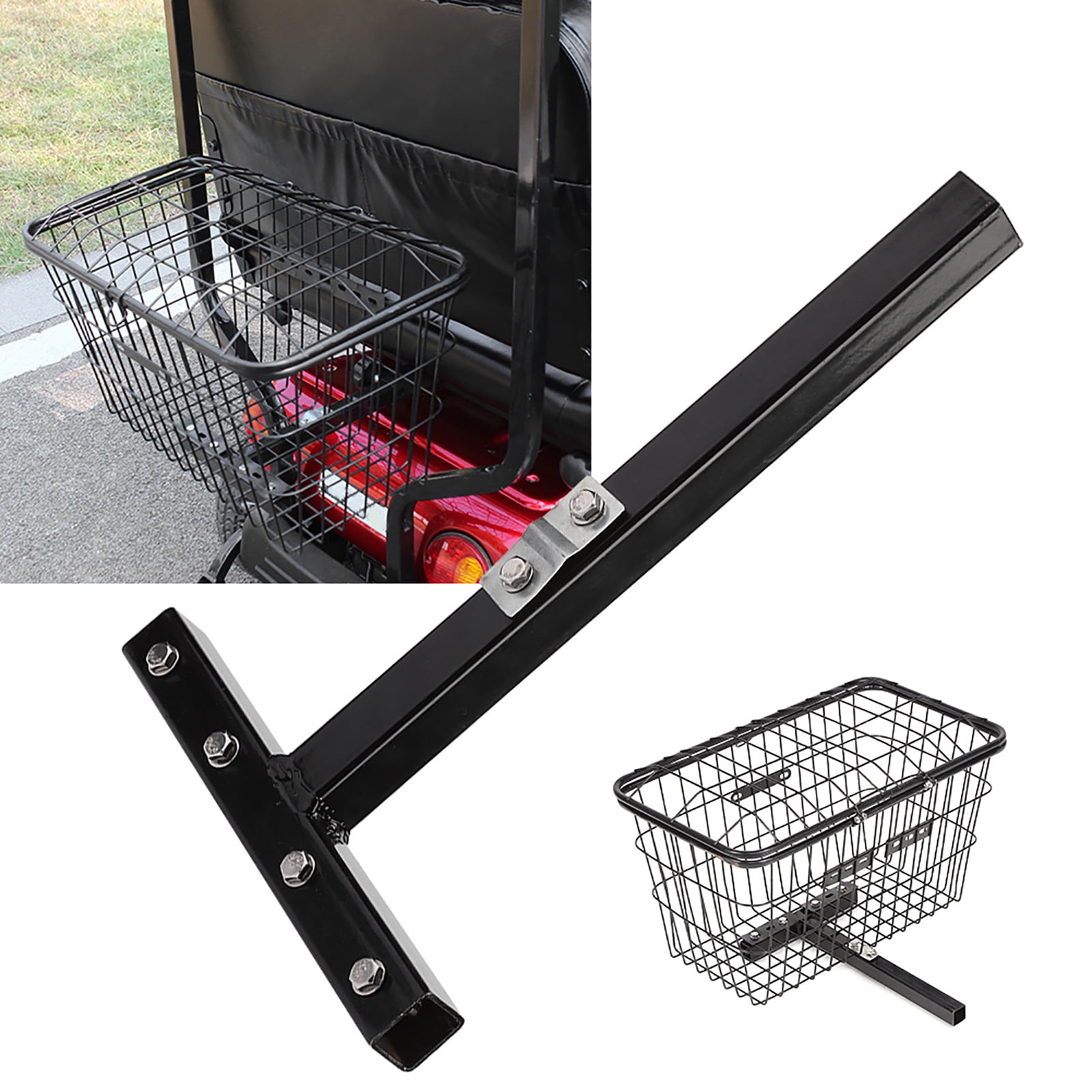 OTVIAP Basket Mounting Bracket for Mobility Scooters Rear, Cargo Rack ...