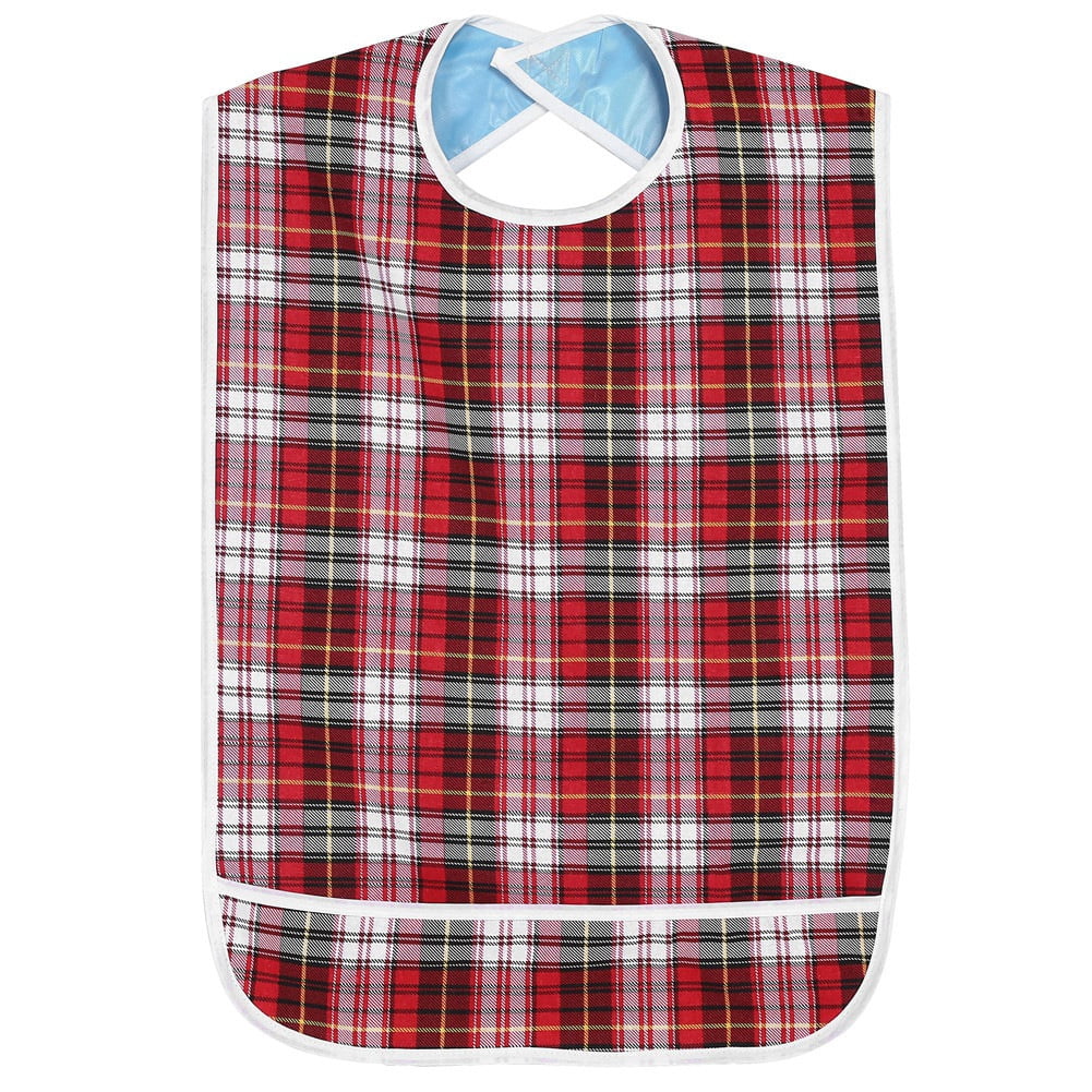 OTVIAP Clothes Protector Bib,3 Colors Waterproof Adult Elder Mealtime ...