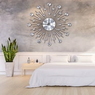 Audubon 13 Inch Singing Bird Wall Clock - Hourly Song, Hanging, Sound ...