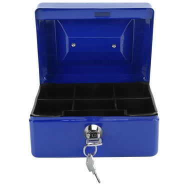 Stalwart Metal Storage Lock Box with Lock Hasp, 75-005 Silver - Walmart.com