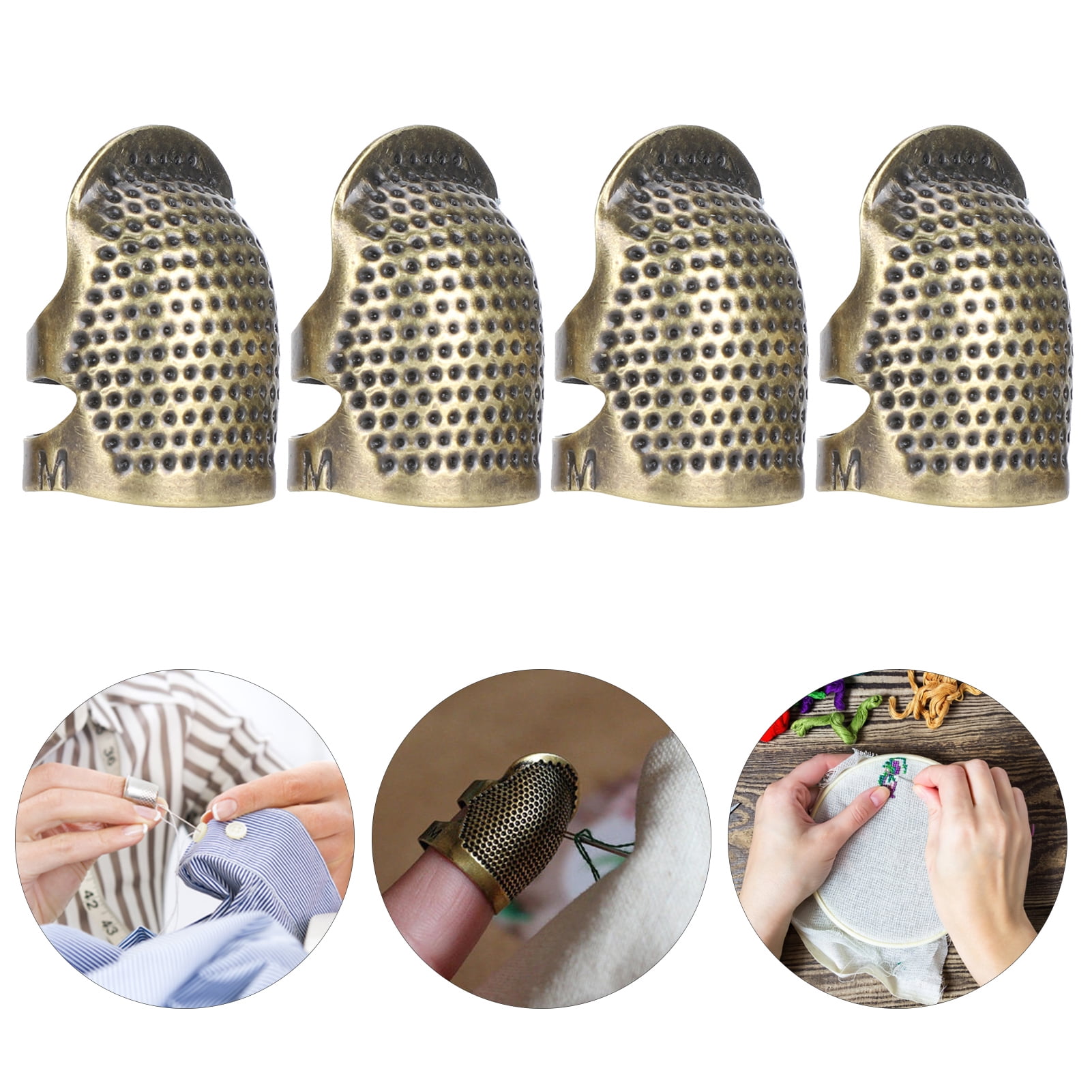 OTVIAP Sewing Thimble, LaborSaving Adjustable Fingertip Thimble, Sturdy ...