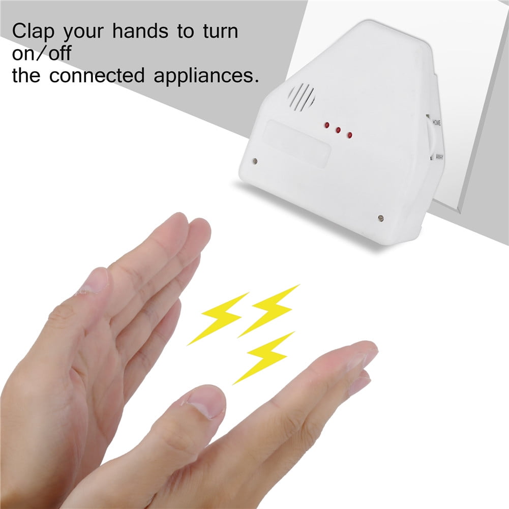 OTVIAP Sound Activated Switch, Hand Clap On/Off with 2 Outlets ...
