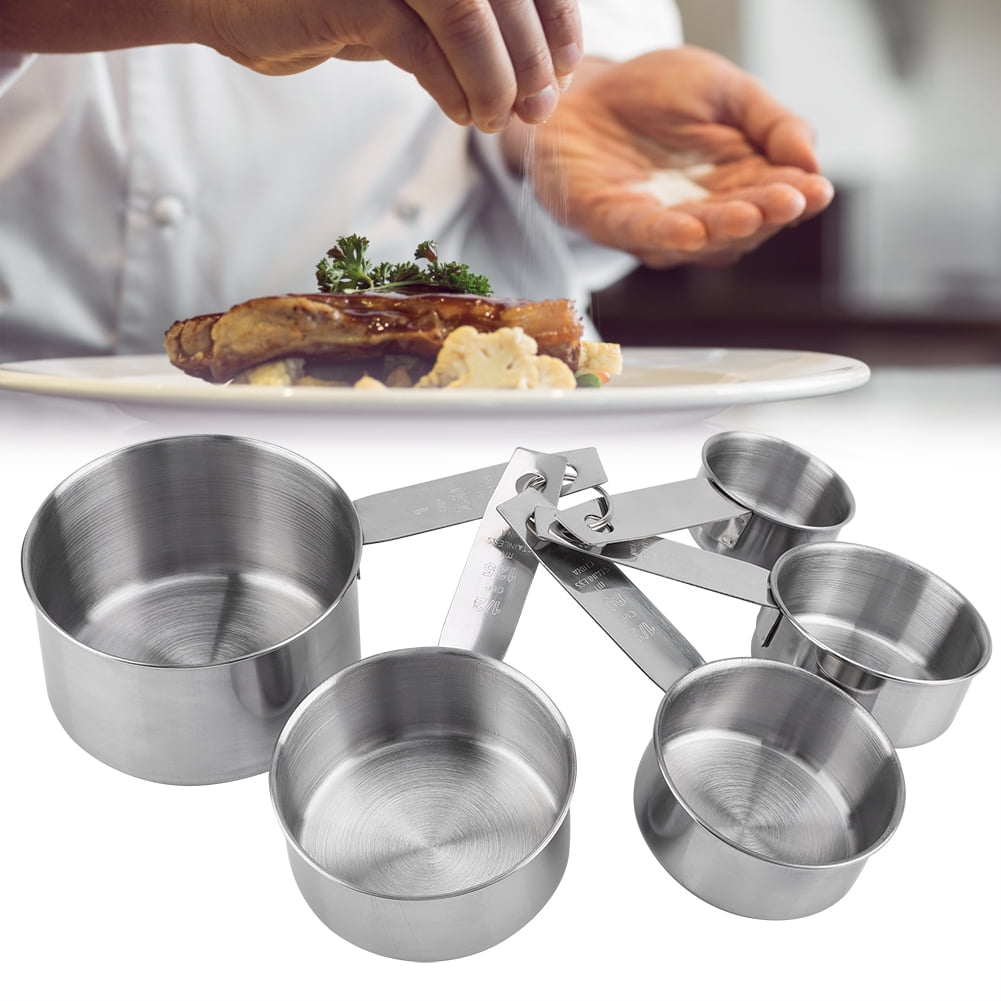 OTVIAP Stainless Steel Measuring Cup, Anti-rust Measuring Cup,5pcs/ Set ...