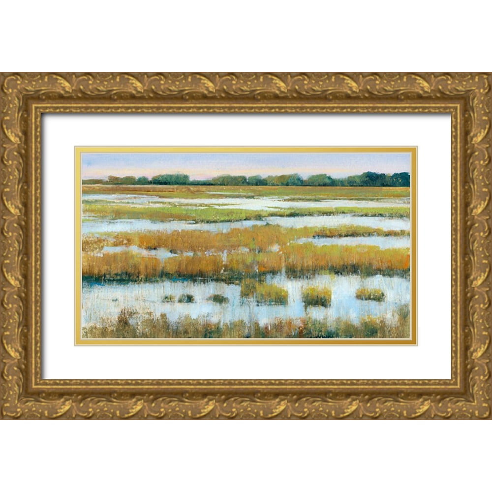 OToole, Tim 14x10 Gold Ornate Wood Framed with Double Matting Museum Art Print Titled - Serene ...