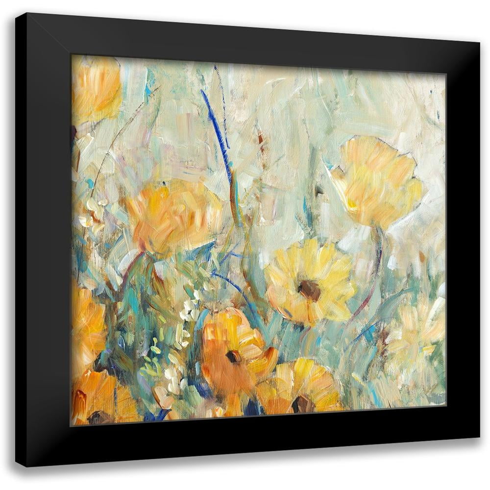 OToole, Tim 20x20 Black Modern Framed Museum Art Print Titled - Floral ...
