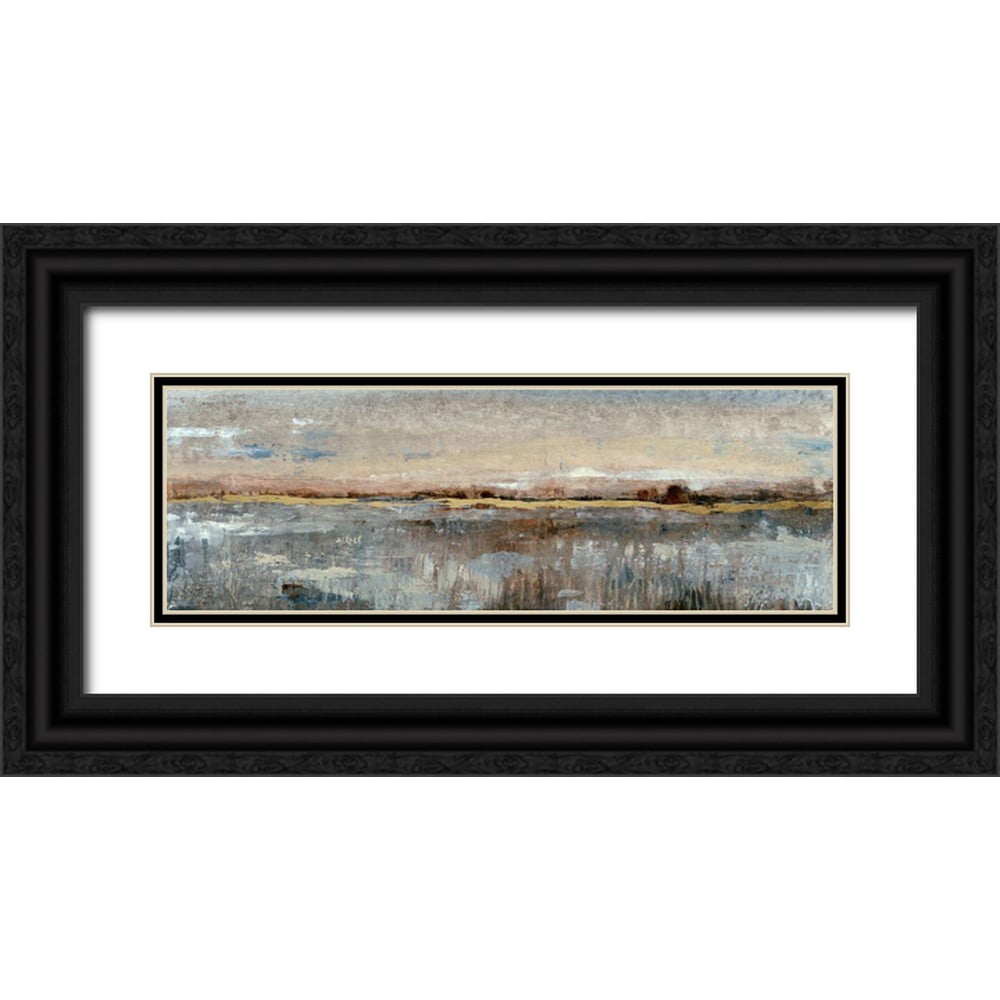 OToole, Tim 24x11 Black Ornate Wood Framed with Double Matting Museum ...