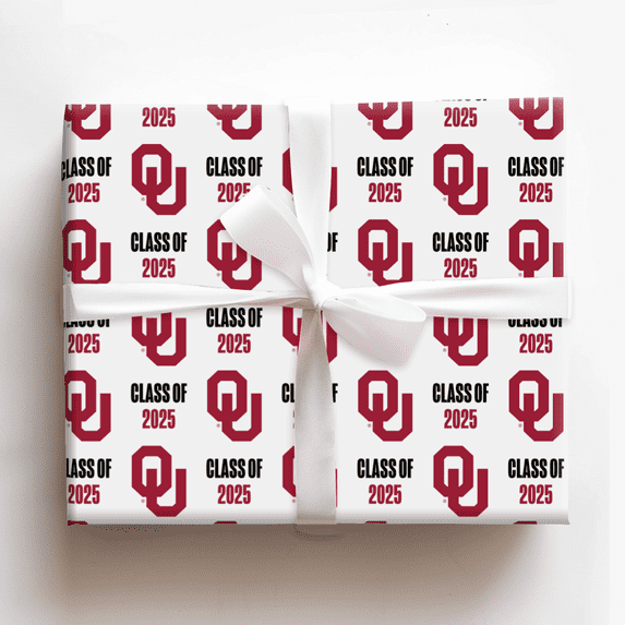 OU Class of 2025 - Christmas Wrapping Paper Roll - Gift Wrap for ...