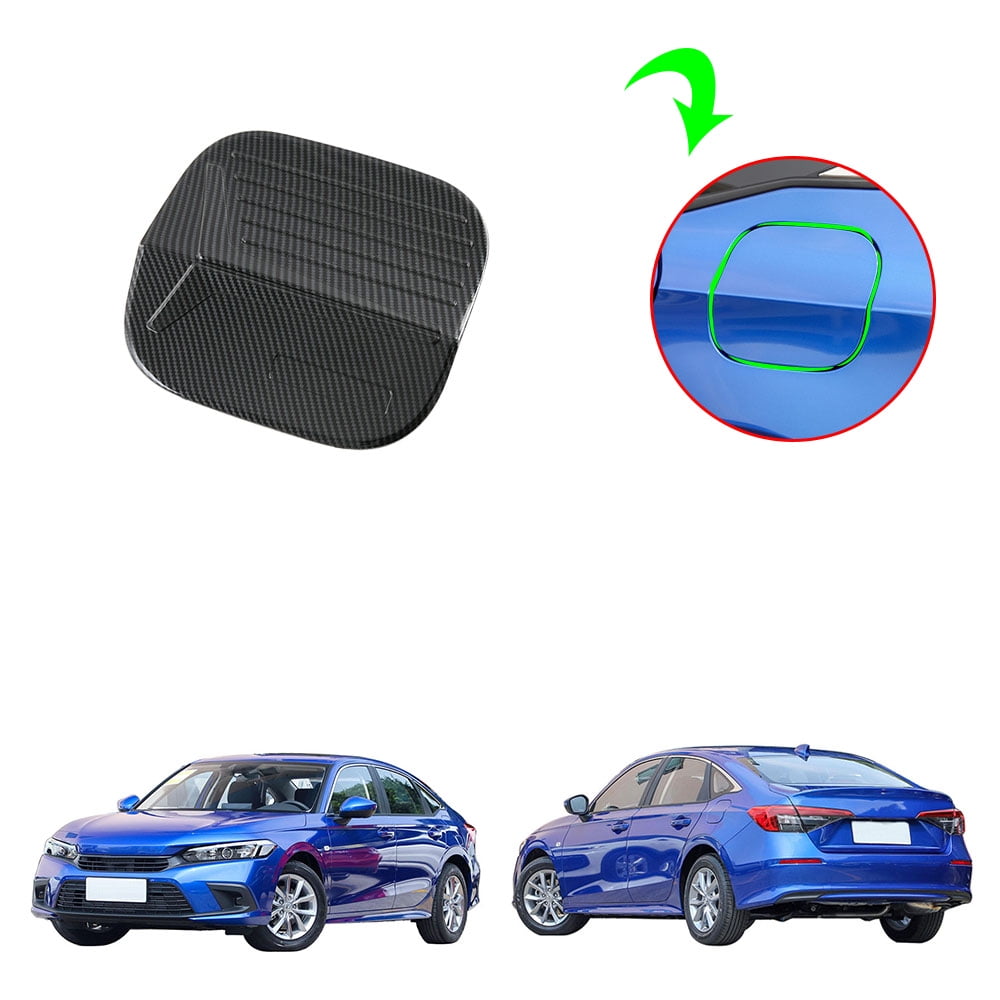 OUBOLUN ABS Imitate Carbon Fiber Black 1 PCS/Set Gas Petrol Tank Cover ...