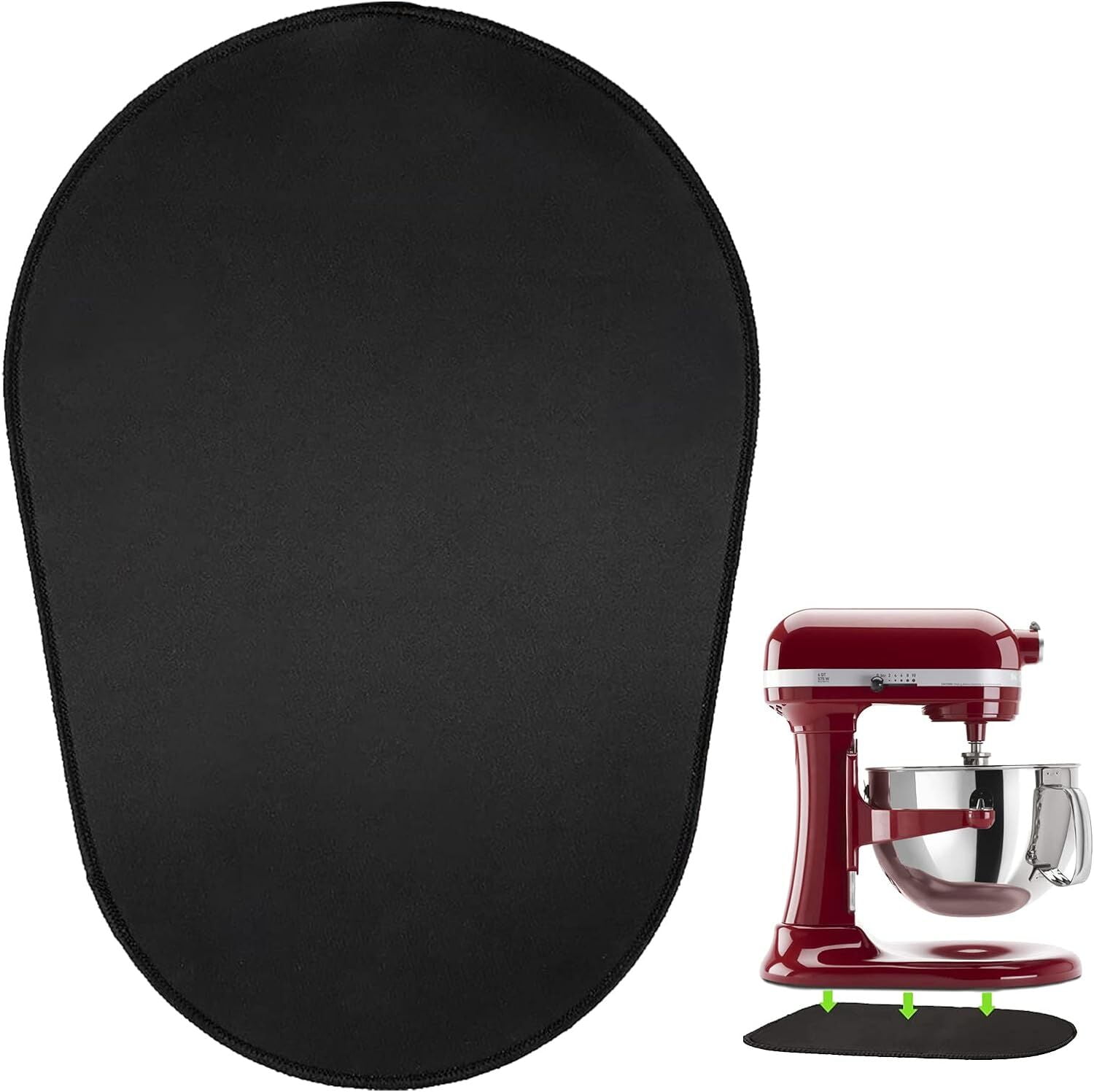 OUDIZZ Mixer Mover Sliding Mats for KitchenAid Stand Mixer Slider Mat ...