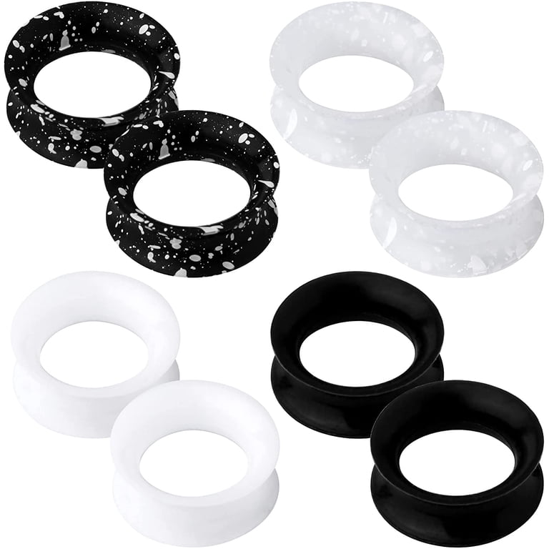 Flexible Ear Tunnels 14mm LAURITAMI Soft Ear Gauges Flesh Tunnels Plugs ...
