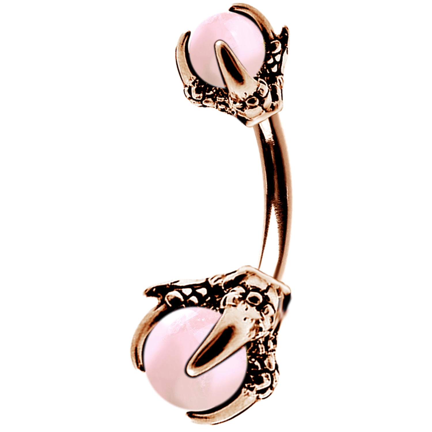 OUFER Claw Belly Button Rings 14G Surgical Steel Navel Piercing Jewelry ...