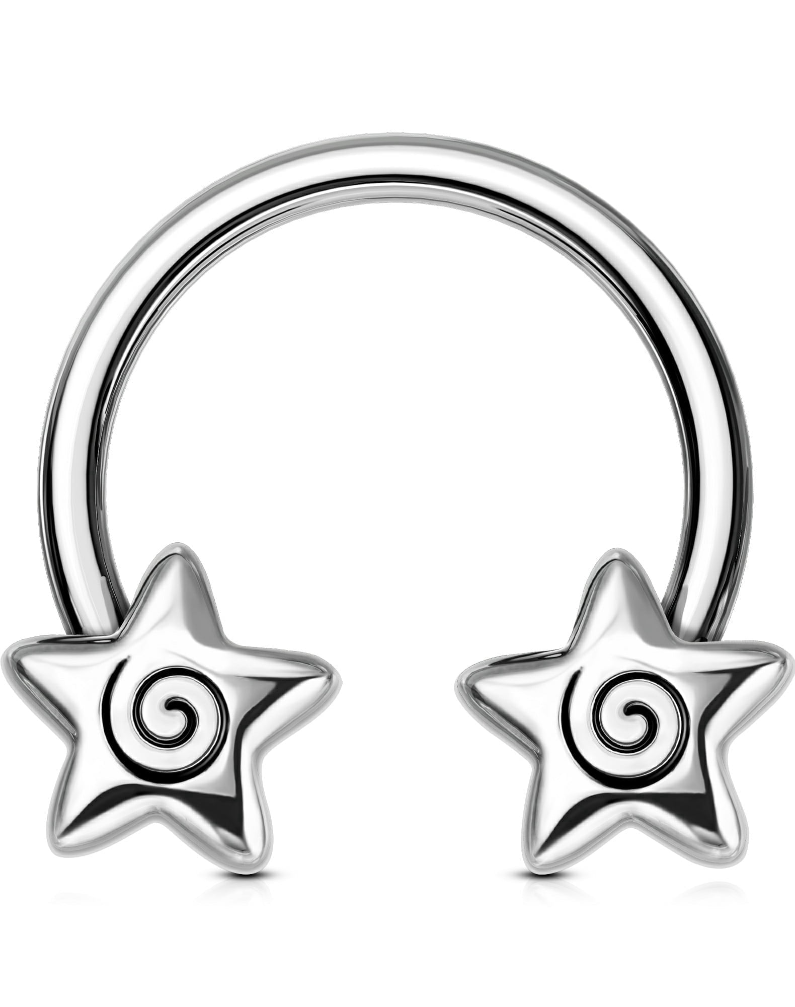 OUFER Septum Rings 16g Septum Jewelry Star Daith Earrings Gothic Tragus ...