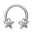 OUFER Septum Rings 16g Septum Jewelry Star Daith Earrings Gothic Tragus ...