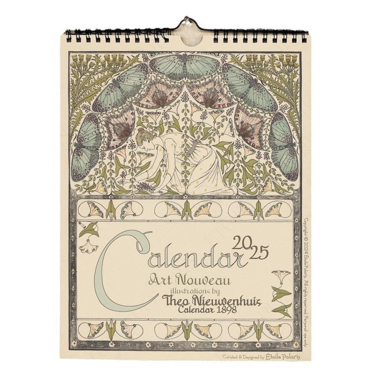 OUHGE 2025 Art Nouveau Calendar Highly Artistic High End Calendar ...