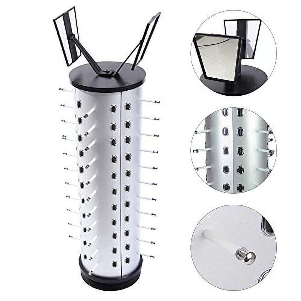 OUKANING 44 Pairs Eyeglasses Frame Stand, 360 Rotating Sunglasses Rack ...