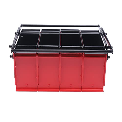 OUKANING Paper Log Briquette Maker Paper Press Machine Black and Red 15 ...