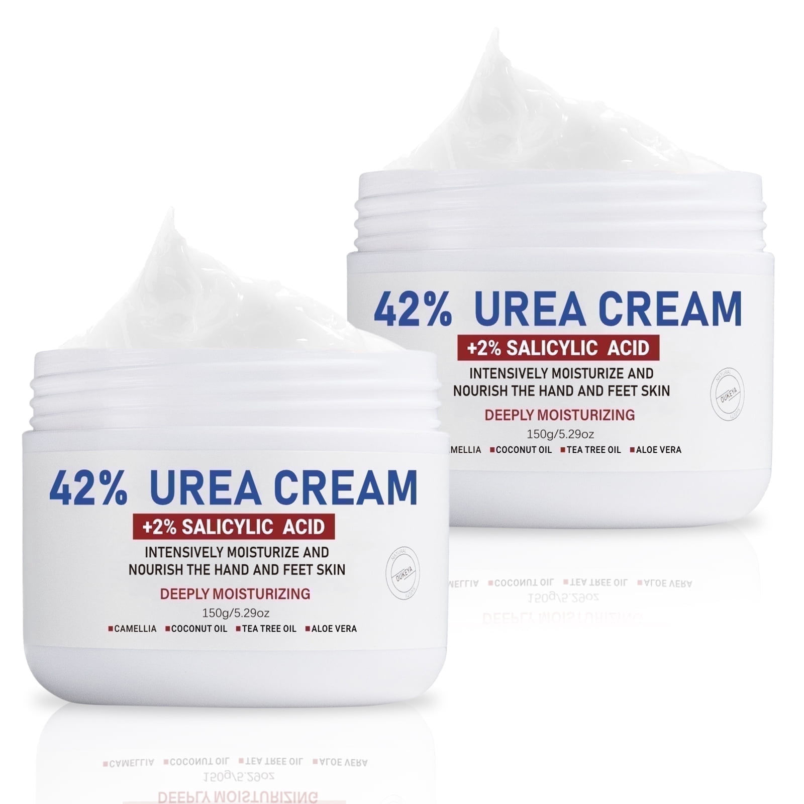 OUKEYA Urea & Salicylic Acid Cream for Dry, Cracked Skin Repair, 42% ...