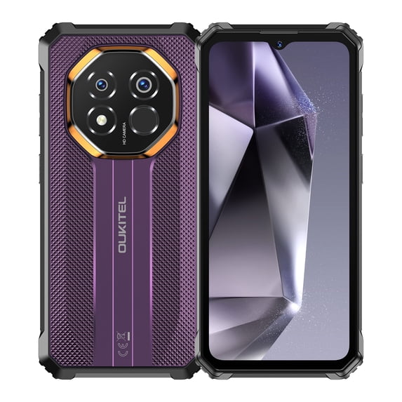 OUKITEL G7 AI Rugged Phone 4G,4GB RAM 128GB ROM 10600mAh Battery 6.52 ...