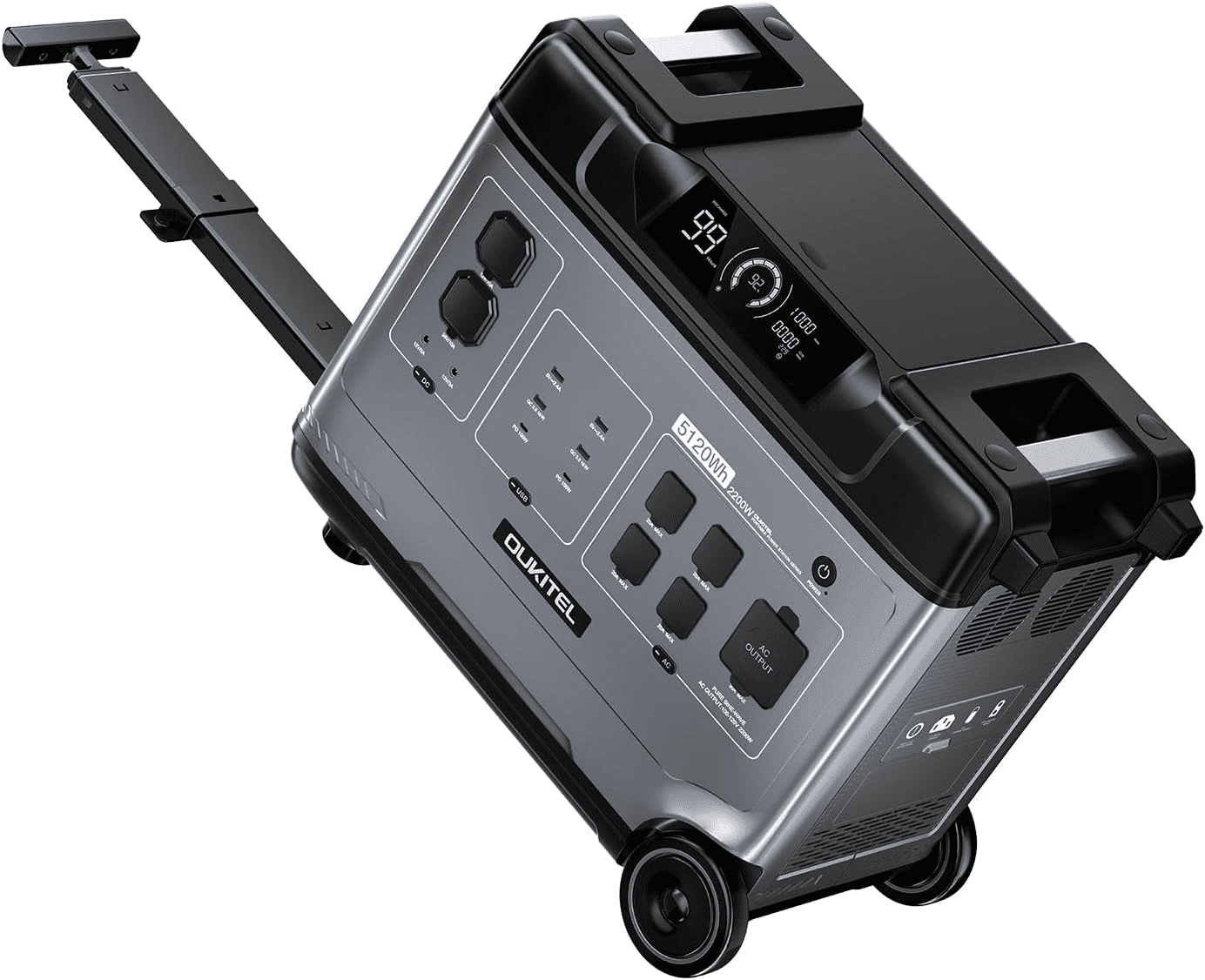 OUKITEL Portable Power Station P5000, Solar Generator with 5120Wh ...