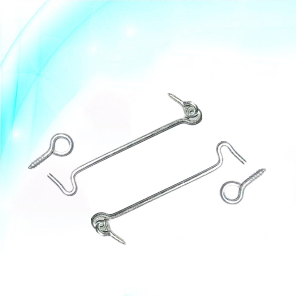 OULII 1 Pair Silver Zinc Coating Window Hook for Sliding Window Locks ...