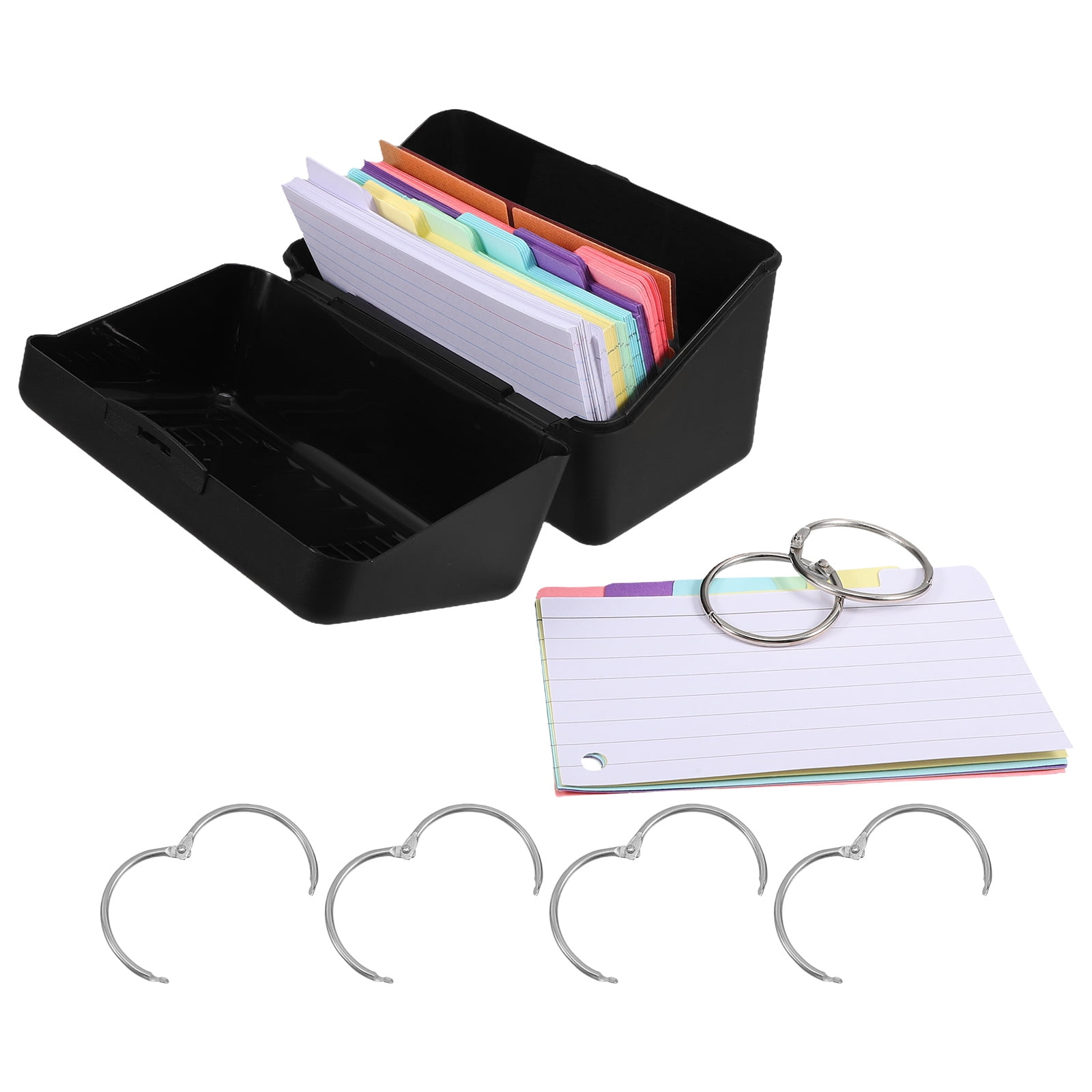 OULII 1 Set Flash Card Holders Plastic Index Card Holders Card ...