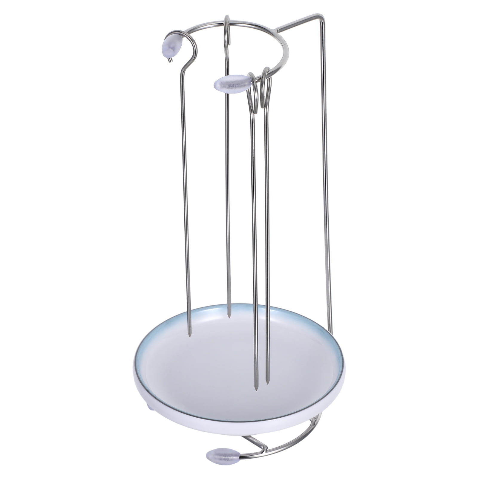 OULII 1Set Vertical Kebab Skewer Stand Stainless Steel Barbecue Grill ...