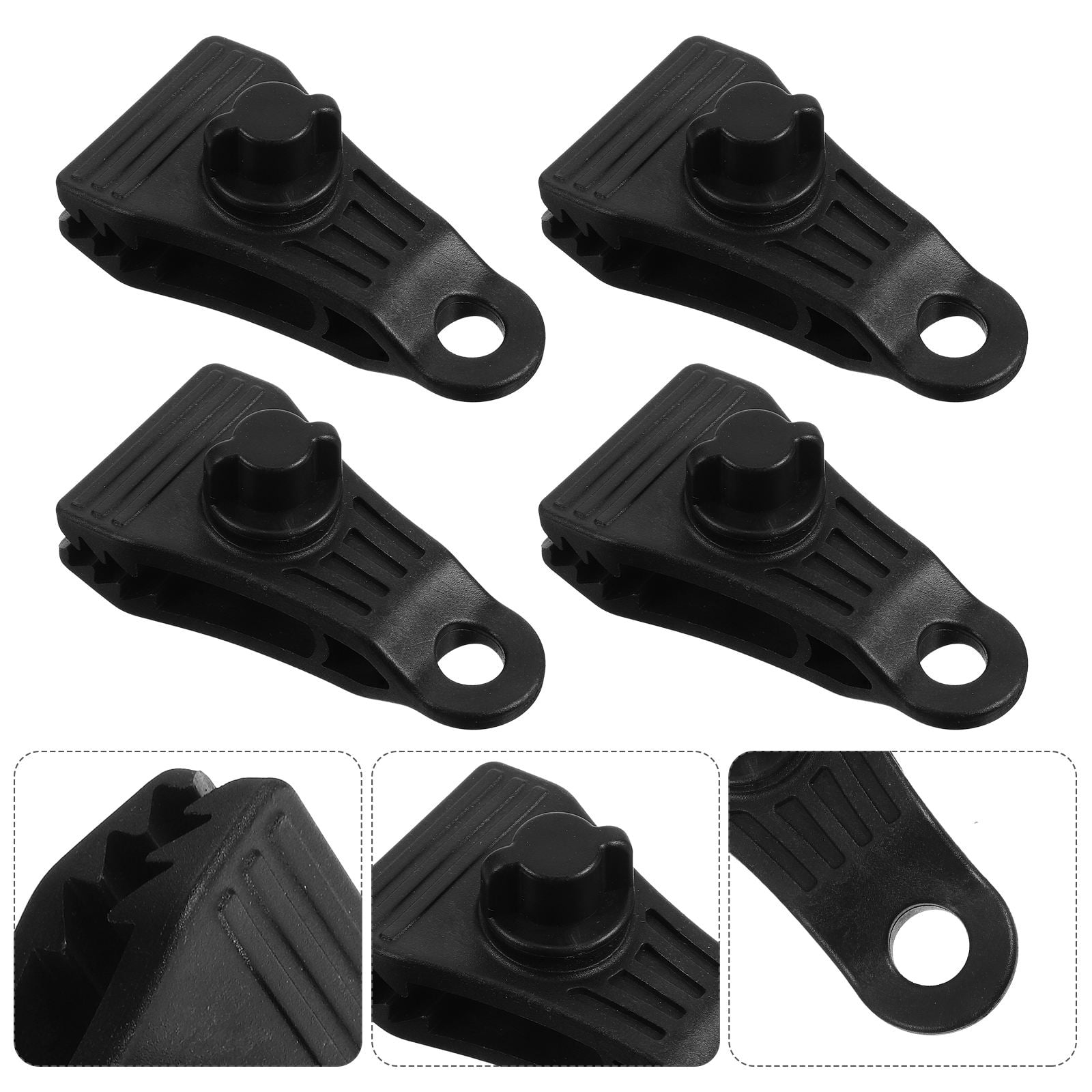 OULII 10Pcs Outdoor Tent Clip ABS Plastic Waterproof Fixing Clips for ...