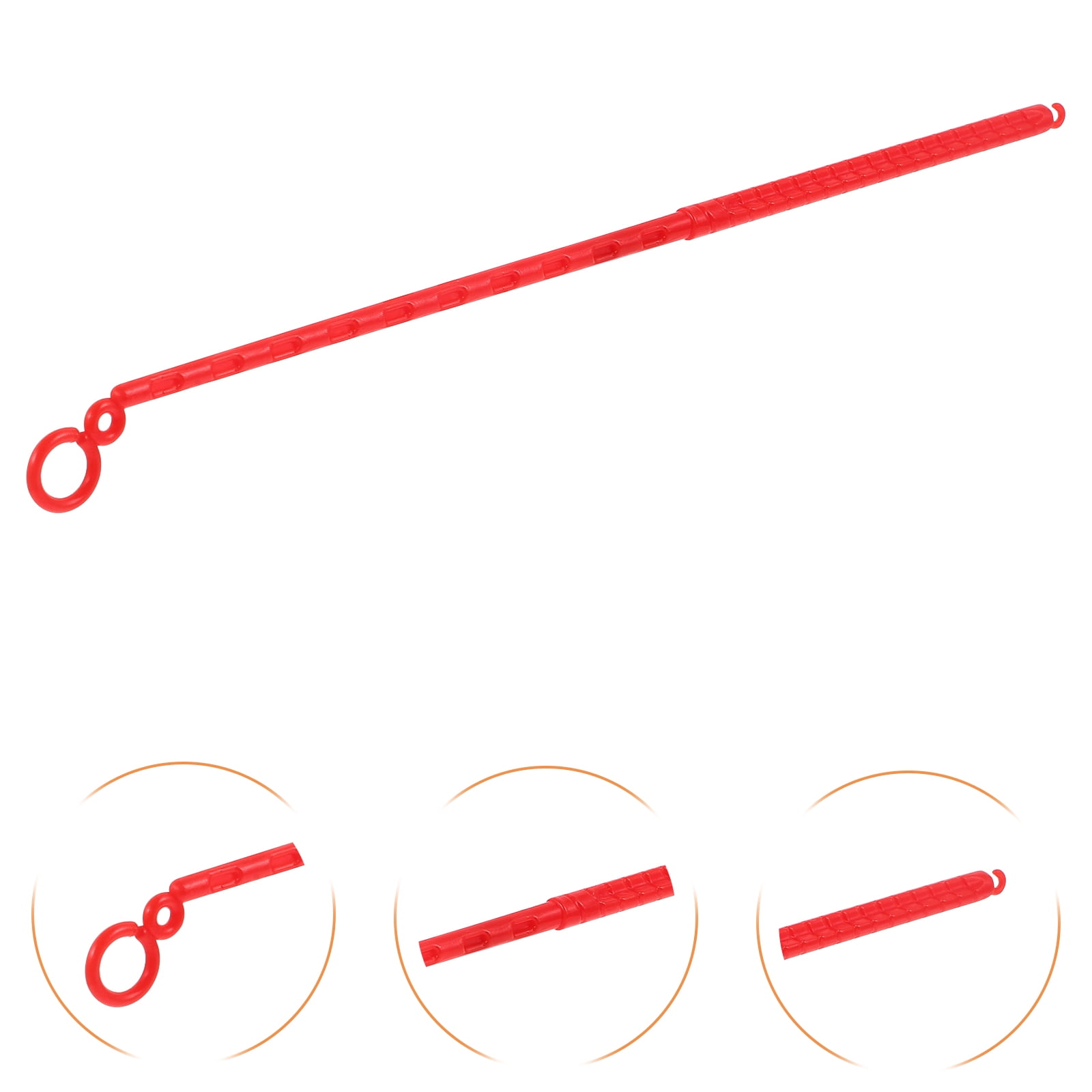 OULII 10Pcs Red Plastic Lantern Sticks Handheld Lantern Poles for Diy ...